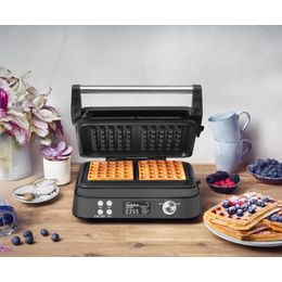 Gastroback Waffeleisen "Waffeleisen Advanced Control 42449 BLACK EDITION", B:32cm H:13cm T:28,5cm, schwarz, Waffeleisen