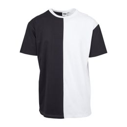 Urban Classics Damen T-Shirt "Urban Classics Herren Oversize Harlequin Tee"schwarz, wei&szlig;, Gr. M, gestreift, 100% Baumwolle, Shirts