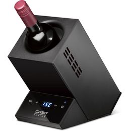 CASO GERMANY CASO Elektrischer Weink&uuml;hler "614 Caso Design WineCase One black", B:13,5cm H:24,5cm T:28,5cm, schwarz, Eisk&uuml;bel, Temperatur elektronisch
