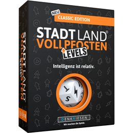 DENKRIESEN Kinder Spiel "Stadt Land Vollpfosten Levels - Classic Edition"bunt, Spiele, "Intelligenz ist relativ."; Made in Germany