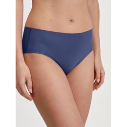 Calida Damen Midislip "Modern Fit", Gr. XXS, blau, Interlock, Obermaterial: 83% Modal (TENCEL ), 17% Elasthan, unifarben, Unterhosen, seidig weich,