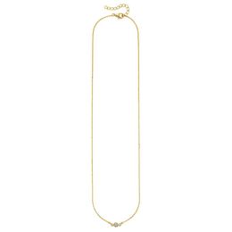 Bruno Banani Damen Kette mit Anh&auml;nger "Schmuck Geschenk gelbgoldfarben vergoldet mit kleinem Anh&auml;nger", Silber 925 (Sterlingsilber), L: 45 B: