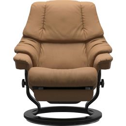 Relaxsessel stressless, B:88cm H:98cm T:77cm, braun, Leder BATICK: BATICK ist ein leicht korrigiertes, durchgef&auml;rbtes und genarbtes M&ouml;belleder, bei