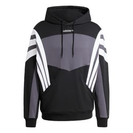 adidas originals Sweatshirt 'Santiago' Herren Gr&ouml;&szlig;e XS dunkelgrau / schwarz / wei&szlig;