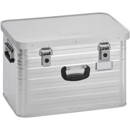 Aufbewahrungsbox Enders, B:56,8cm H:36cm T:37,7cm, silber, Aluminium, Outdoor, Aufbewahrungsboxen, "Toronto L", Aluminium, BxTxH: 56,8x37,7x36 cm, 63