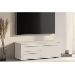 TV-Board OTTO HOME, B:120cm H:46,2cm T:45,2cm, beige, Spanplatte, Sideboards, "Piano", UV lackiert, mit Soft-Close-Funktion