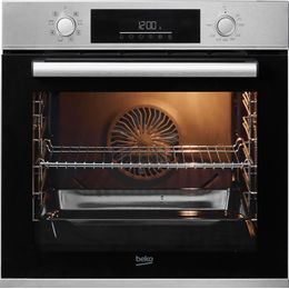 Beko Einbaubackofen "BBIM12300X", B:59,4cm H:59,5cm T:56,7cm, silber, Back&ouml;fen, SteamShine &ndash; Die Dampfreinigung des Backofens