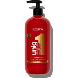 Haarshampoo "Uniqone All In One Shampoo 490 ml", 490ml, rot, Revlon PROFESSIONAL, Haarpflegemittel, Zehn echte Vorteile f&uuml;r Ihr Haar.