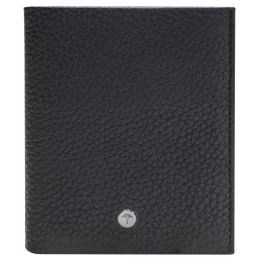 JOOP! JOOP Damen Geldb&ouml;rse "cardona daphnis billfold v6", schwarz, Rindsleder, gepflegt, unifarben, Kleinlederwaren, mit Beschl&auml;gen aus anthrazitfarbenem