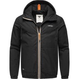 Ragwear Herren Outdoorjacke "Windeyer", schwarz, Gr. S, Obermaterial: 65% Polyester, 35% Baumwolle; Innenfutter: 100% Polyester; Wattierung: 100%