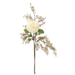 Kunstblumenstrau&szlig; I.GE.A., B:32cm H:74cm L:16cm, beige, Polyester, Kunstpflanzen, "Kunstblumen Set Dahlie1", Mit Dekozweig 74 cm hoch Blumen