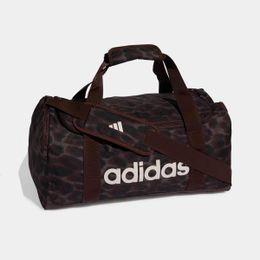 Sporttasche adidas Performance "LIN G DUFF S", earth strata, shadow braun, Obermaterial: 100% Polyester, Taschen Sporttasche
