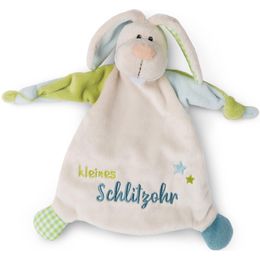 Nici Baby Schmusetuch "My First Nici Kollektion, Hase, Kleines Schlitzohr", bunt, Polyester, Schnuffelt&uuml;cher, mit aufgestickten Augen