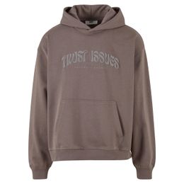DEF Herren Kapuzensweatshirt "DEF DEF Trust Issues Hoodies"tornado, Gr. L, bedruckt, 80% Baumwolle, 20% Polyester, Sweatshirts