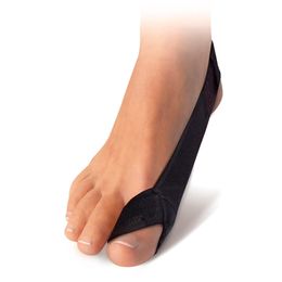 Fu&szlig;gut FUSSGUT Damen Hallux-Bandage "Korrektur-Schlaufe, in allen Schuhen tragbar, flache Verarbeitung", schwarz, Elasthan, Polyamid, Zehenkorrektoren,
