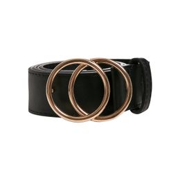 H&uuml;ftg&uuml;rtel Urban Classics "Urban Classics Unisex Ring Buckle Belt", Damen, Gr. L, schwarz, 100% Polyester, G&uuml;rtel H&uuml;ftg&uuml;rtel