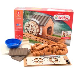 Eitech Kinder Steinbaukasten "Teifoc Wasserm&uuml;hle"bunt, Ton, Spielbausteine