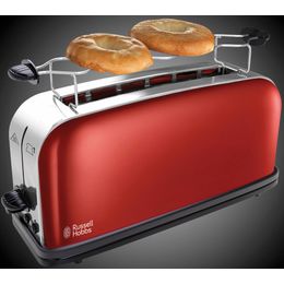 Russell Hobbs Toaster "Colours Plus+ Flame Red 21391-56", B:14cm H:19,5cm T:37,8cm, rot, Toaster
