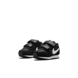 Nike Sportswear M&auml;dchen Sneaker "MD Valiant (TD)", Gr. 19,5, schwarz-wei&szlig;, Leder, unifarben, Schuhe, mit Klettverschluss, f&uuml;r Kinder