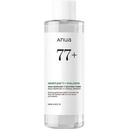 ANUA Damen Toner "Heartleaf 77% Soothing Toner 250ml", 250mltransparent, Hautpflegemittel, Toner mit Herzblattextrakt