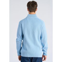 LINDBERGH Herren Strickjacke "Cardigan Relaxed Fit"soft blau, Gr. XL, unifarben, Obermaterial: 80% Baumwolle, 20% Polyester, Strickjacken