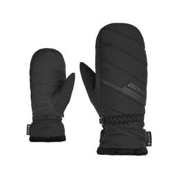 Ziener Damen F&auml;ustlinge "KASIANA GTX MITTEN", schwarz, Gr. 6,5, Kunstfaser, Handschuhe
