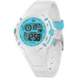 Ice Watch ICE-WATCH Kinder Chronograph "ICE digit explorer - Small", wei&szlig;, Armbanduhren, Quarz,Armbanduhr,Kinderuhr,Lernuhr,Geburtstag,Schulanfang,Geschenkidee