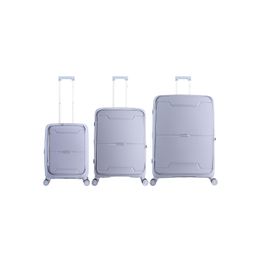 Saxoline Koffer "Boho Trolley - Lilac - Set", lila, Polypropylen, Koffer, aus Polypropylen-Material