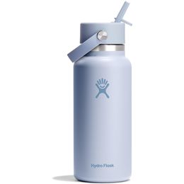 Hydro Flask Isolierflasche "32 Oz Wide Flex Straw Cap", 946ml, blau, Trinkflaschen, TempShield️ doppelwandige Vakuumisolierung