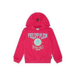 Philipp Plein Jungen Sweatshirt "Kapuzen-Sweatshirt"87, fucsiafluo, Gr. 10, Obermaterial: 95% Baumwolle, 5% Elasthan, Sweatshirts