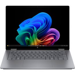 HP Convertible Notebook "OmniBook X Flip 14-fm0272ng", 16 GB RAM 512 GB SSD, Core Ultra 7, Windows11Home, silber, Notebooks