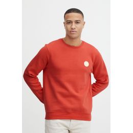 Longpullover Blend "BHSweatshirt", Herren, Gr. XL, paprika, Sweatware, 50% Baumwolle, 50% Polyester, regular fit normal, ohne Ausschnitt, eingesetzt, Pullover Longpullover, Klassisches Sweatshirt mit Rundhalsausschnitt