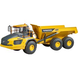 Bruder Kinder Spielzeug-LKW "Volvo Dumper A60H (02455)", gelb, Kunststoff, Spielzeugfahrzeuge, Made in Europe