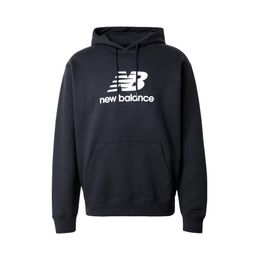 New Balance Sweatshirt 'Essentials' Herren Gr&ouml;&szlig;e XL schwarz / wei&szlig;