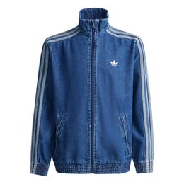 adidas originals Jacke 'Firebird' M&auml;dchen Gr&ouml;&szlig;e 140 blue denim / hellblau
