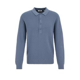 WE Fashion Poloshirt Herren Gr&ouml;&szlig;e S taubenblau