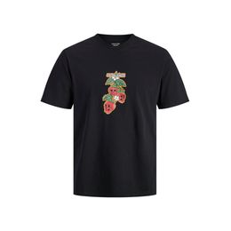 Jack & Jones Plus Jack & Jones Plus T-Shirt 'JORCATSKILLS' Herren Gr&ouml;&szlig;e XXL gr&uuml;n / rot / schwarz