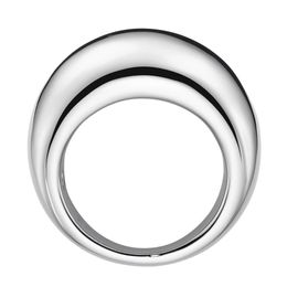 Damen Silberring "in gew&ouml;lbter Form, Silber 925", 56, Silber 925 (Sterlingsilber), silber, Giorgio Martello MILANO, Silber 925 (Sterlingsilber),