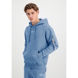 Herren Hoodie "Organics EMB Hoodie", gr&uuml;n, Gr. XXL, Alpha Industries, Obermaterial: 100% Baumwolle, Sweatshirts