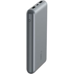Belkin Powerbank "BOOST CHARGE 10K 15W, USB-A & -C 20.000mAh", 3,7 V 20mAh, grau, Akkumulatoren