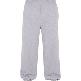 Karl Kani Damen Jogginghose "Karl Kani Karl Kani Small Signature Os Sweatpants"grau melange, Gr. XL, unifarben, 75% Baumwolle, 25% Polyester, Hosen