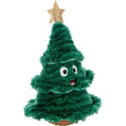 Nici Kinder Pl&uuml;schfigur "Winter, Tannenbaum, 15 cm", gr&uuml;n, B:12cm H:15cm L:10cm, Pl&uuml;schfiguren, enth&auml;lt recyceltes Material