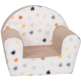 KNORRTOYS Kinder Sessel "Pastell Stars", Baumwolle, B/H/T: 51cm x 42cm x 34cm, bunt, B:51cm H:42cm T:34cm, Sessel, f&uuml;r Kinder; Made in Europe