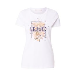 Liu Jo T-Shirt Damen Gr&ouml;&szlig;e S hellorange / schwarz / wei&szlig;