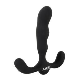 ANOS Anal-Stimulator "Analvibrator Flexible Prostate Stimulator", schwarz, Anal-Toys