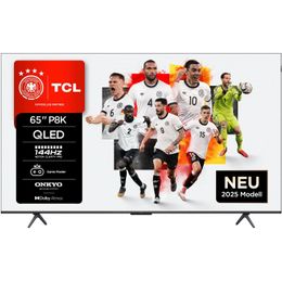 TCL QLED-Fernseher "65P81KX1", 65 &prime;&prime;, schwarz, Fernseher, 144Hz, Multi-HDR, Dolby Vision, Game Master, Smart TV, Apple TV, ONKYO
