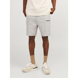 Jack & Jones JACK & JONES Herren Shorts "JPSTKANE JJVESTERBRO SWEAT SHORTS GMS SN", wei&szlig;, Basic, Gr. XL, unifarben, Sweatware, Obermaterial: 70% Baumwolle, 30%