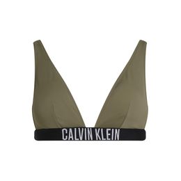 Calvin Klein Swimwear Bikinitop Damen Gr&ouml;&szlig;e 70 gr&uuml;n / schwarz / wei&szlig;