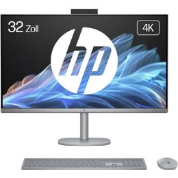 HP All-in-One PC "OmniStudio X 32-c1075ng", Microsoft Windows 11 Home, 32 GB RAM 1.000 GB SSD, silber, Desktop-PCs
