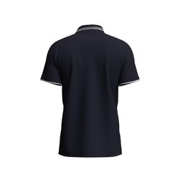 Fynch-Hatton Herren Poloshirt, blau, Gr. S, unifarben, Piqu&eacute;, Obermaterial: 100% Baumwolle, Shirts, mit Logo-Stickerei